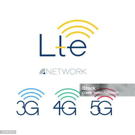 Lte 아이콘입니다 네트워크 표지판 3g 4g 5g 벡터 기술 설정 디자인 템플릿 격리 된 그림입니다 인터넷 기호 3g에 대한 스톡 벡터 아트 및 기타 이미지 Istock