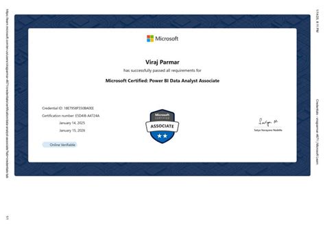 Viraj Parmar On Linkedin Microsoft Data Powerbi Pl300 Datascience