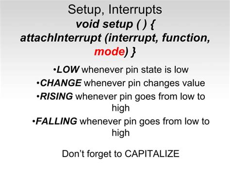 Arduino Section Programming From Sparkfun Ppt