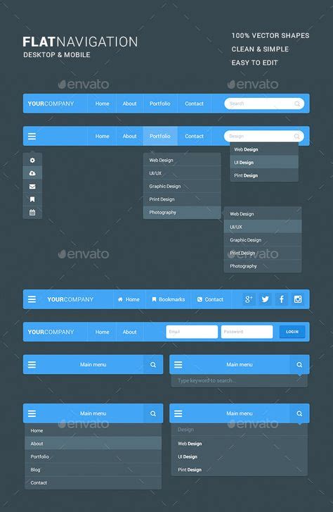 Best Navigation Bar Designs Images Navigation Bar Navigation
