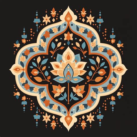 Premium Vector Malaysian Nyonya Beadwork Patterns With Vibrant Colors