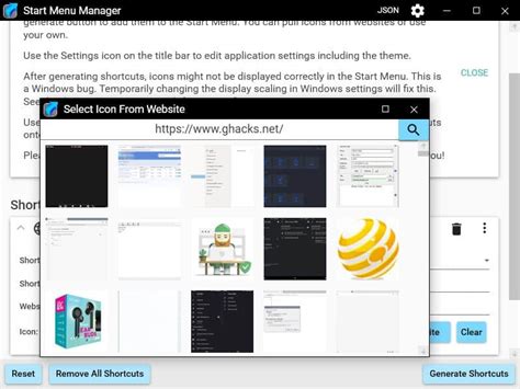 Create Customized Shortcuts For The Start Menu Using Start Menu Manager GHacks Tech News