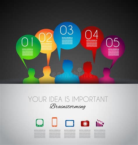 modern ui flat style infographic layout for data display stock vector
