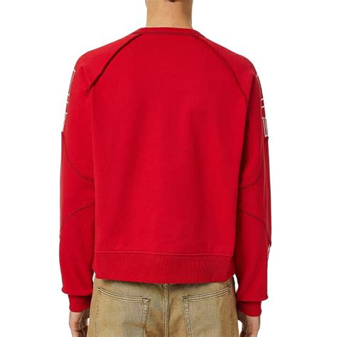 【楽天市場】 Diesel ディーゼル メンズ ラグランスリーブ 長袖 プルオーバー スウェットシャツ トレーナー【s Ragle】【サイズxs・s】【1サイズ程大きめのサイズ感】【レッド