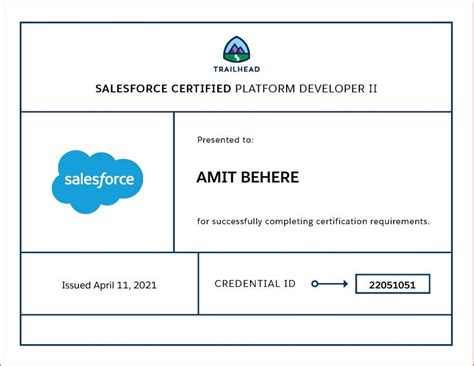 Amit Behere On Linkedin Salesforce Salesforcecertified Trailblazer Developer