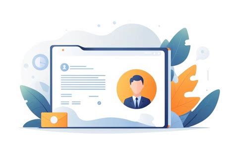 Premium Photo Sensitive Information Concept Flat Vector Illustration