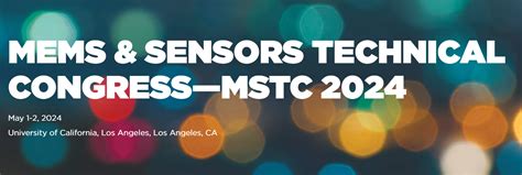 mems and sensors technical congress mstc 2024 multibeam