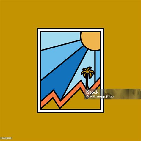 벡터 일러스트 레이 션 서핑 테마 배지 디자인 티셔츠 프린트 포스터 스티커 및 기타 용도 0명에 대한 스톡 벡터 아트 및 기타 이미지 Istock