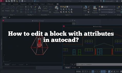 How To Edit A Block With Attributes In Autocad