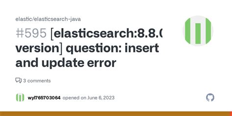 [elasticsearch 8 8 0 version] question insert and update error · issue