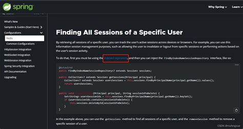 Spring Security 6 集群会话共享findbyindexnamesessionrepository Csdn博客