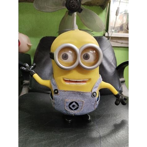 Thinkway Despicable Me Minion Talking Dave Toy Rubber Interactive Minions Figure With Stains