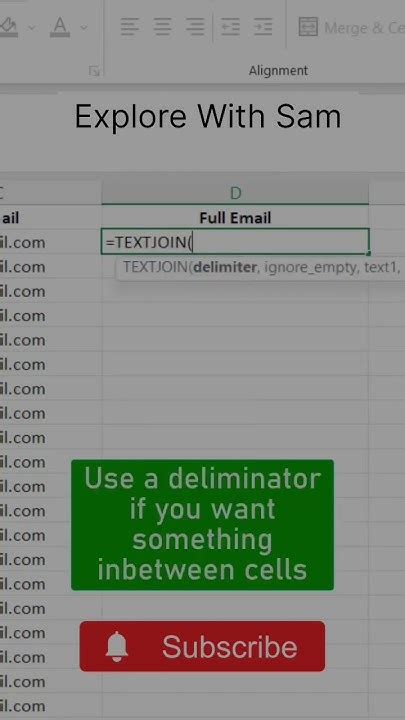 Text Join Function Excel Excel Tricks 💻 Excel Exceltutorial