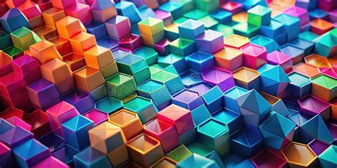 Stunning Animated Tessellated Polygons A Looping Visual Feast Of Bright
