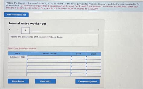 Solved Problem 8 2a Algo Record Notes Payable And Notes