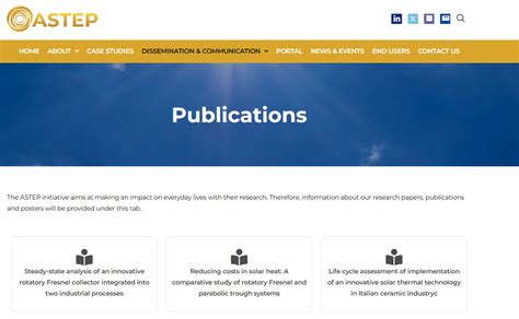 Solarthermal Thermal Csp Ship Concentrated Innovation Publications Astep H2020