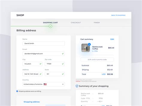 Checkout Form On Behance