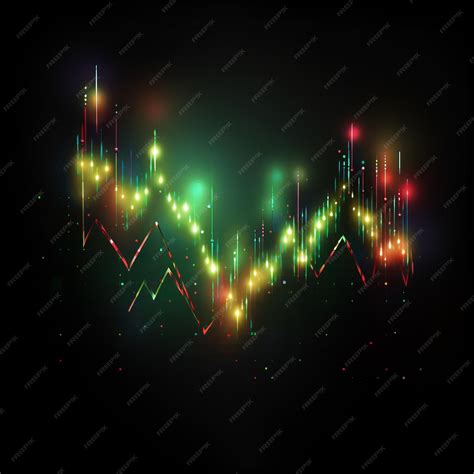 Premium Photo Abstract Big Data Visualization With Glowing Particles