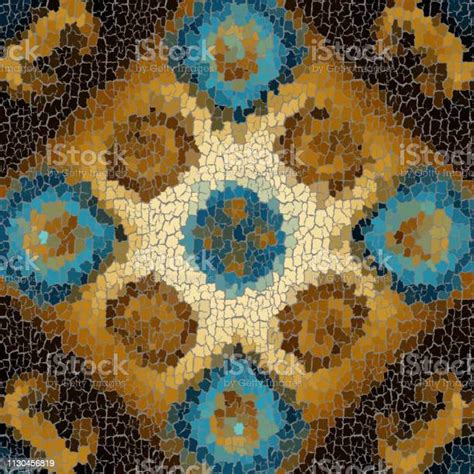 완벽 한 그런 지 추상 사각형 패턴입니다 그런 지 균열을 페인트 고대 유물에 대한 스톡 벡터 아트 및 기타 이미지 고대 유물 그라데이션 글리치 이미지 기법 Istock
