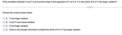 solved if the correlation between x and y is 0 8 and the