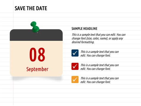 Save The Date Powerpoint Template
