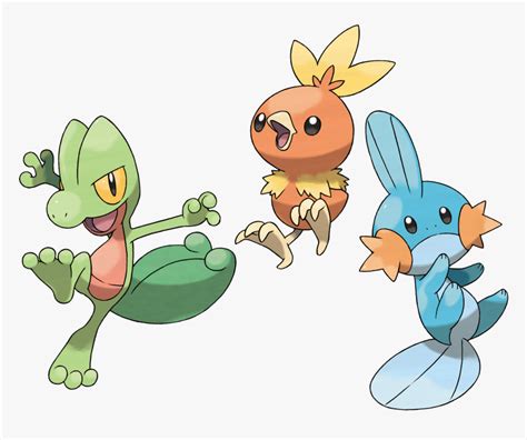 [ Img] Pokemon Treecko Torchic Mudkip Hd Png Download Kindpng