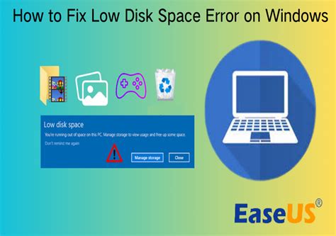how to fix low disk space error on windows 5 step by step guides here