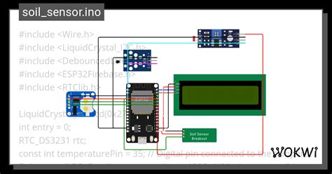 Soil Sensor Esp32 Copy Wokwi ESP32 STM32 Arduino Simulator