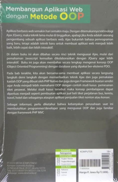 Buku Membangun Aplikasi Web Dengan Metode Oop Bukukita