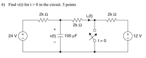 Solved Find V T For T In The Circuit Points Chegg Com