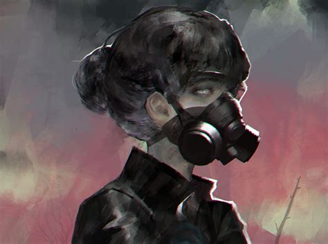 Anime Original Gas Mask Girl Hd Wallpaper Peakpx Hot Sex Picture
