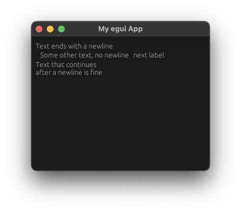 In A Wrapping Layout A Label That Ends With A Newline Character Adds Superfluous Item Spacing
