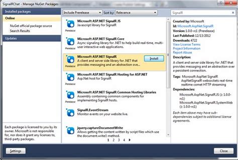 Signalr Simple Chat Application In C