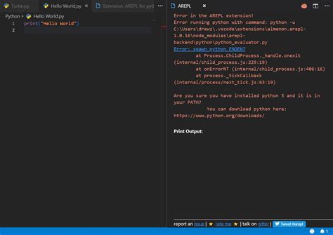 some stuff won t work · issue 265 · almenon arepl vscode · github