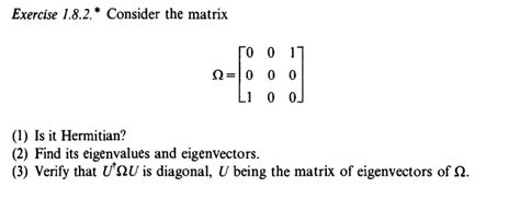 solved exercise 1 8 2 consider the matrix n c 0 0 1 is it