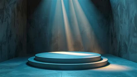 Premium Photo Showcase Spotlight Background 3d Rendering