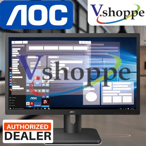 AOC 22E1H 22 21 5 Inch 1080p HDMI VGA VESA Mount Desktop Home Office PC Computer Monitor