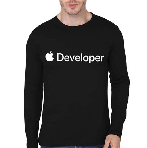 developer full sleeve t shirt swag shirts
