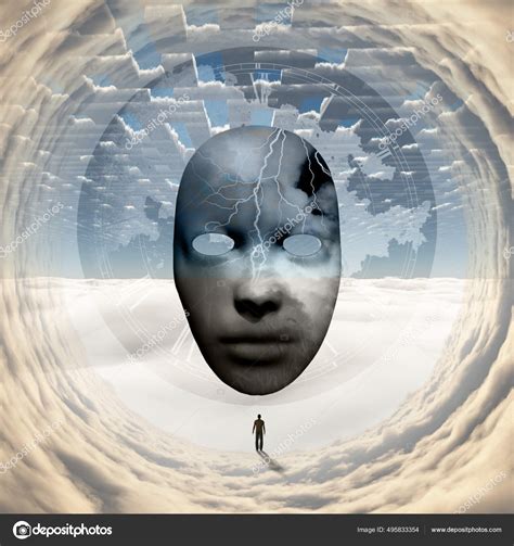 Man Clouds Tunnel God S Face Stock Photo By Rolffimages 495833354