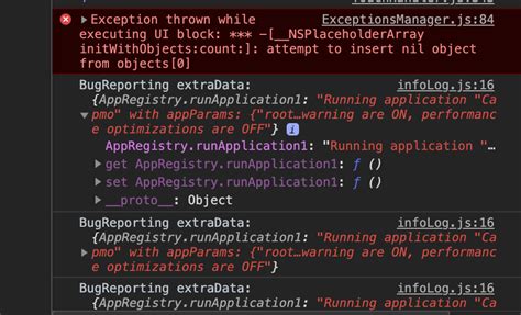 Exception Thrown While Executing Ui Block Nsplaceholderarray