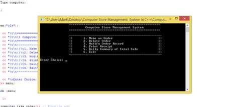 Computer Store Management System In C With Source Code Sourcecodester