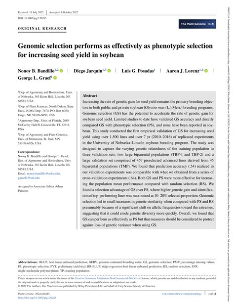 pdf genomic selection performs as effectively as phenotypic selection