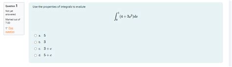 solved use the properties of integrals to evalute
