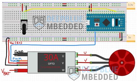 stm32 brushless bldc motor control stm32 esc interfacing
