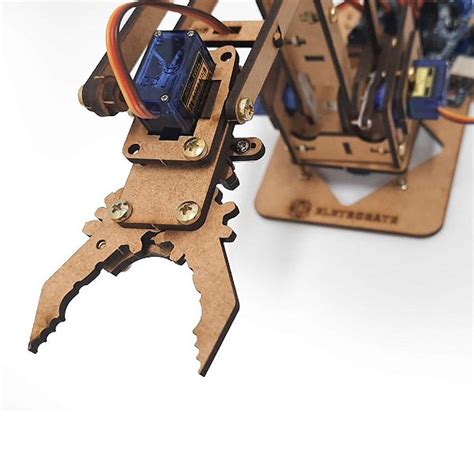 Kit Braço Robótico Com Joystick Eletrogate Arduino Robótica Iot