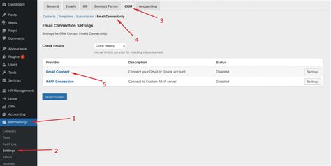 How To Configure Gmail Api Connection In The Crm Settings