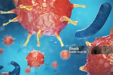 3d 그림 바이러스 박테리아 세포 감염 유기 체 바이러스 추상적인 배경 간염 바이러스에 감염 된 유기 체 A 형 간염에 대한 스톡 사진 및 기타 이미지 Istock