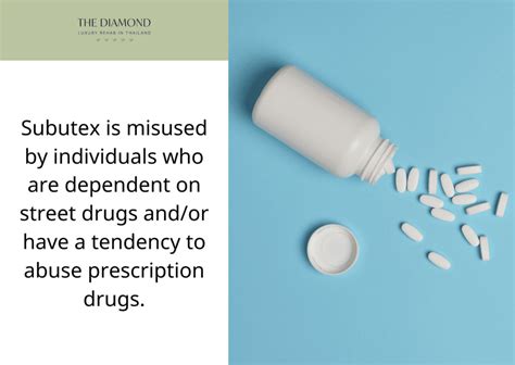 Subutex Definition Side Effects Use Administration And Interaction The Diamond Rehab Thailand