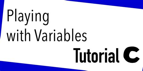 Playing With Variables C Programming Tutorial 2 Youtube