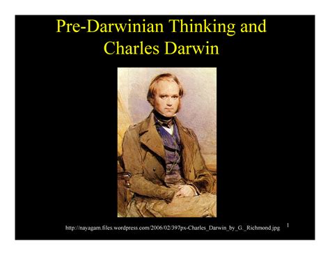 Astronomy 6 Predarwin Thinking And Charles Darwin Power Point Lecture